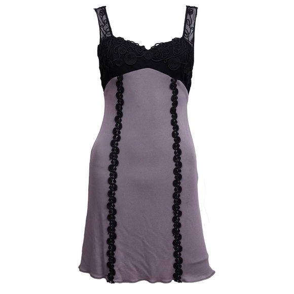 Versace | Intimates & Sleepwear | Gianni Versace 997 Grey Mini Dress ...